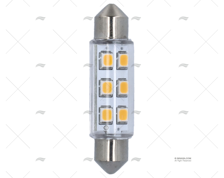 BOMBILLA FESTOON 12V 0,5W LED 30-40mA