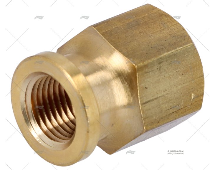 BRASS FITTING REDUCER 1/8"NPT -1/4" FN
