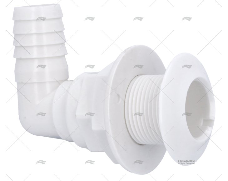 THRU HULL ABS ELBOW 90º 19mm MARINE TOWN