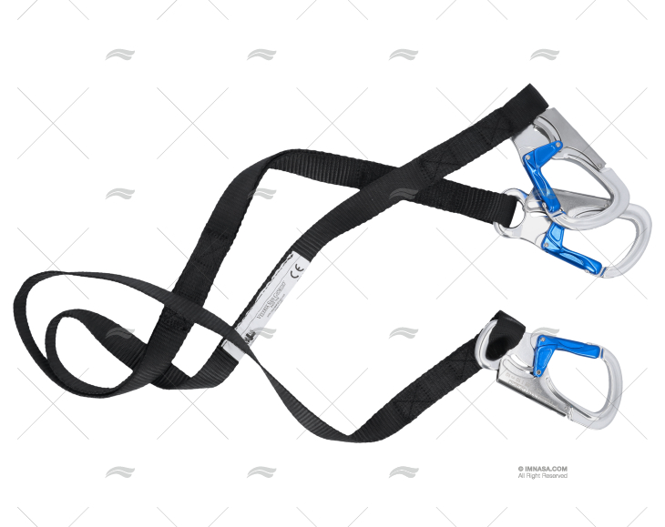 LIFELINE 2m 2 S.S. HOOKS ISO 12401 IMNASA