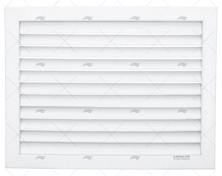 A.C. GRID PVC 300x300mm WHITE THERMOWELL